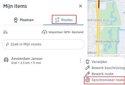 Items van Plan.TomTom.com overzetten naar je systeem – TomTom Support